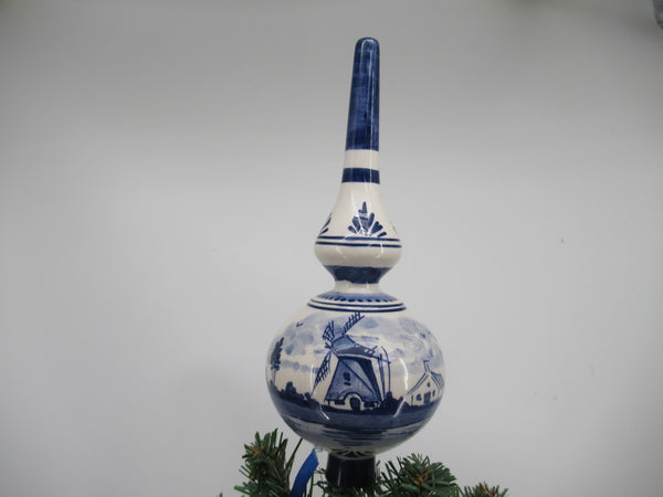 Delftblue tree topper
