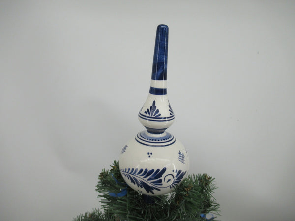 Delftblue tree topper