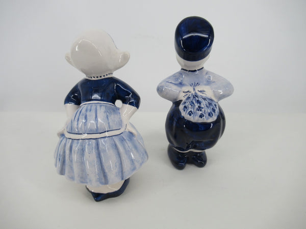 Delft Blue Dutch Kissing Couple - Handpainted